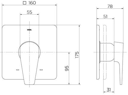 ACAB MONO CHU E D HIG (DE) LIFT CR - 961806 - ACABAMENTO MONOCOMANDO ...